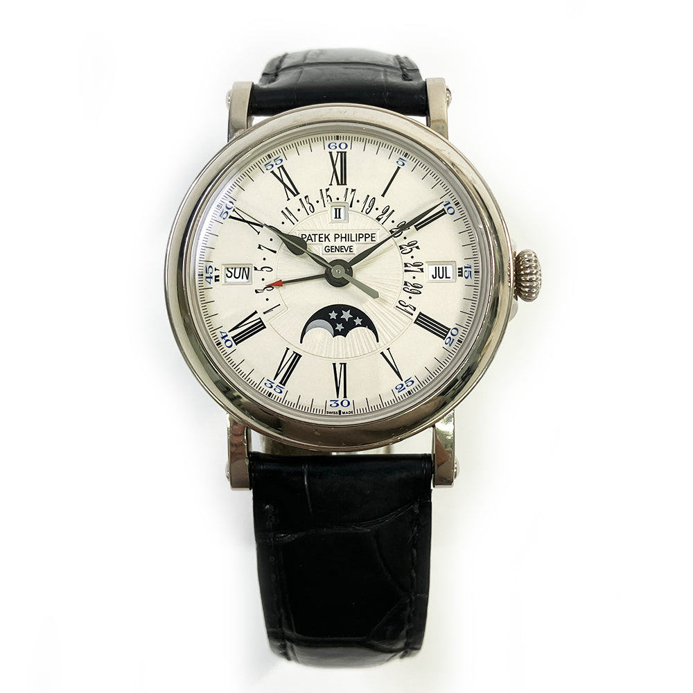 Patek Philippe Perpetual Calendar Retrograde Date 5159G-001 Silver Rom ...