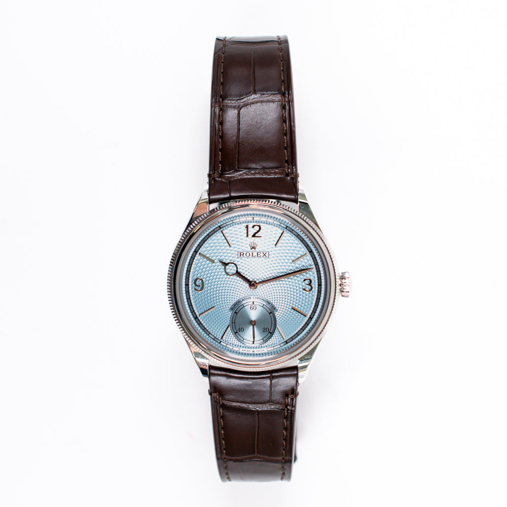 Rolex 1908 Platinum 52506 Ice Blue Dial Jun 2025 – CHRONONATION