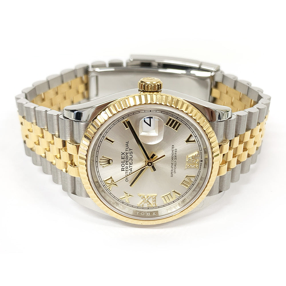 Rolex Datejust 126233 Silver VI&IX Diamond Dial Jul 2019 – CHRONONATION