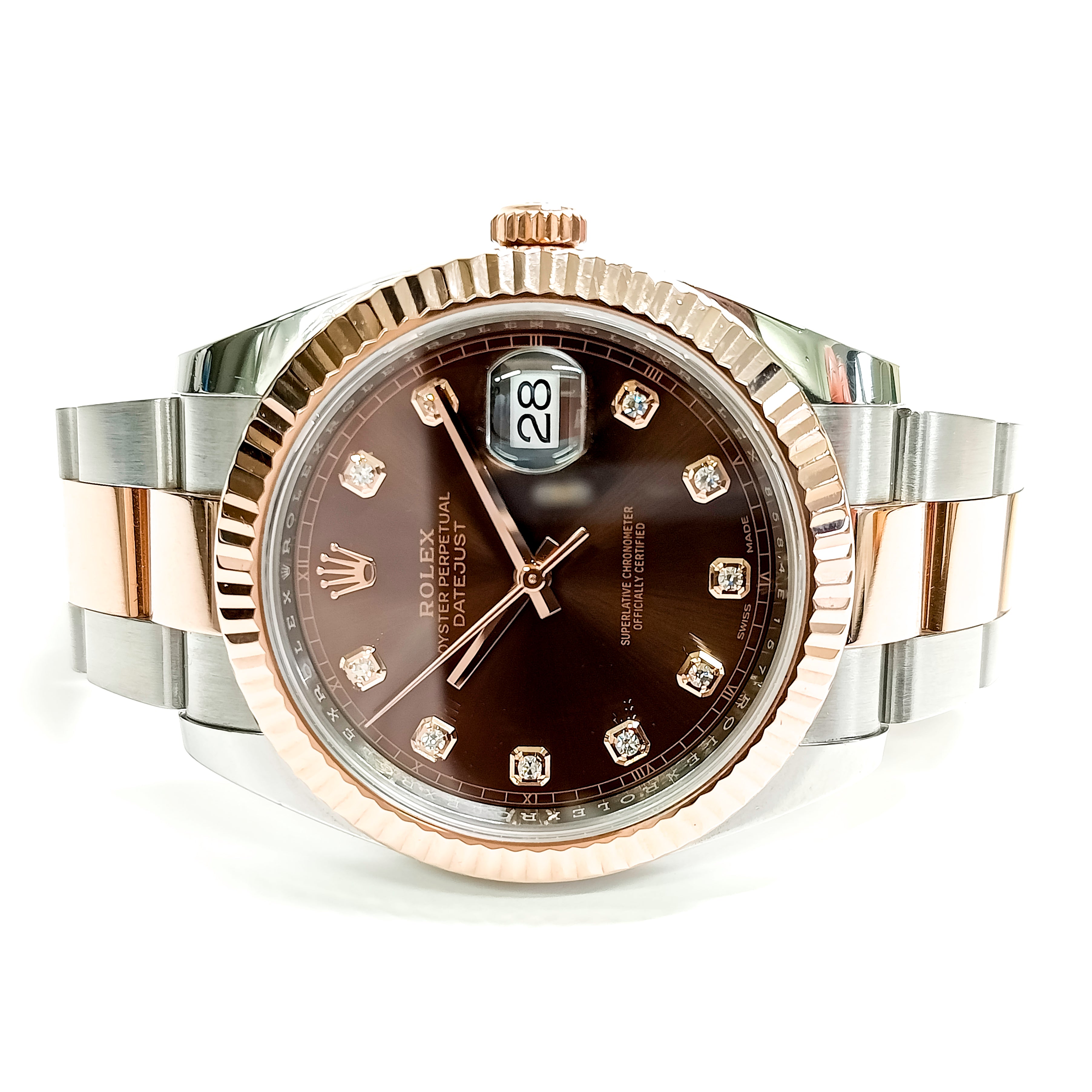 Rolex Datejust 126331 Chocolate Diamond Dial Jan 2018 – CHRONONATION